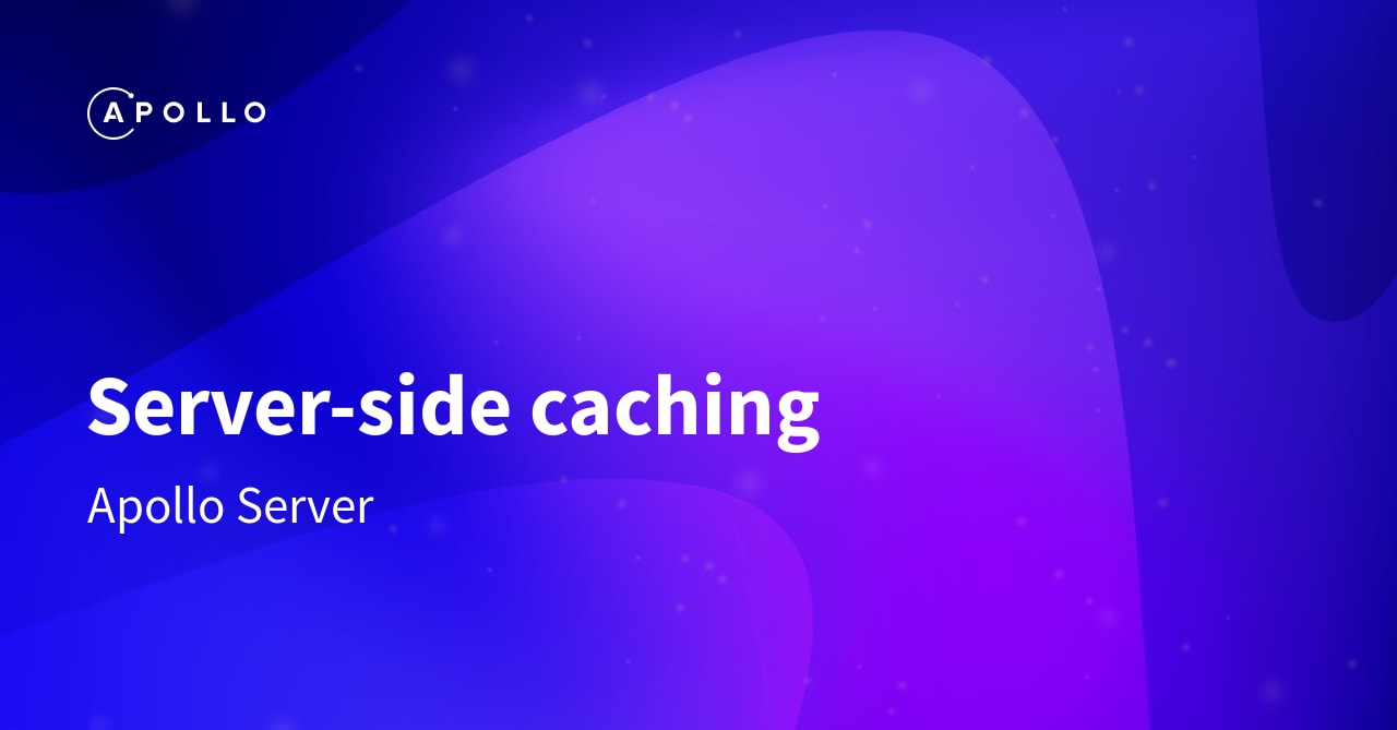 Server-side caching - Apollo GraphQL Docs Server-side caching - Apollo GraphQL Docs